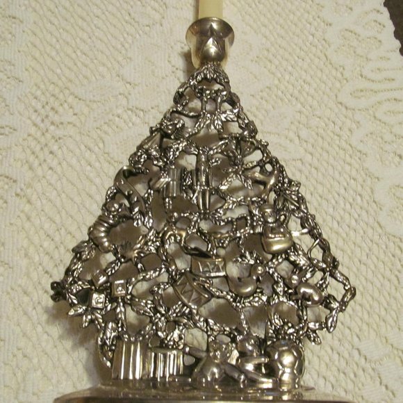 Godinger | Accents | Godinger Christms Tree Candle Holder Silverplated ...